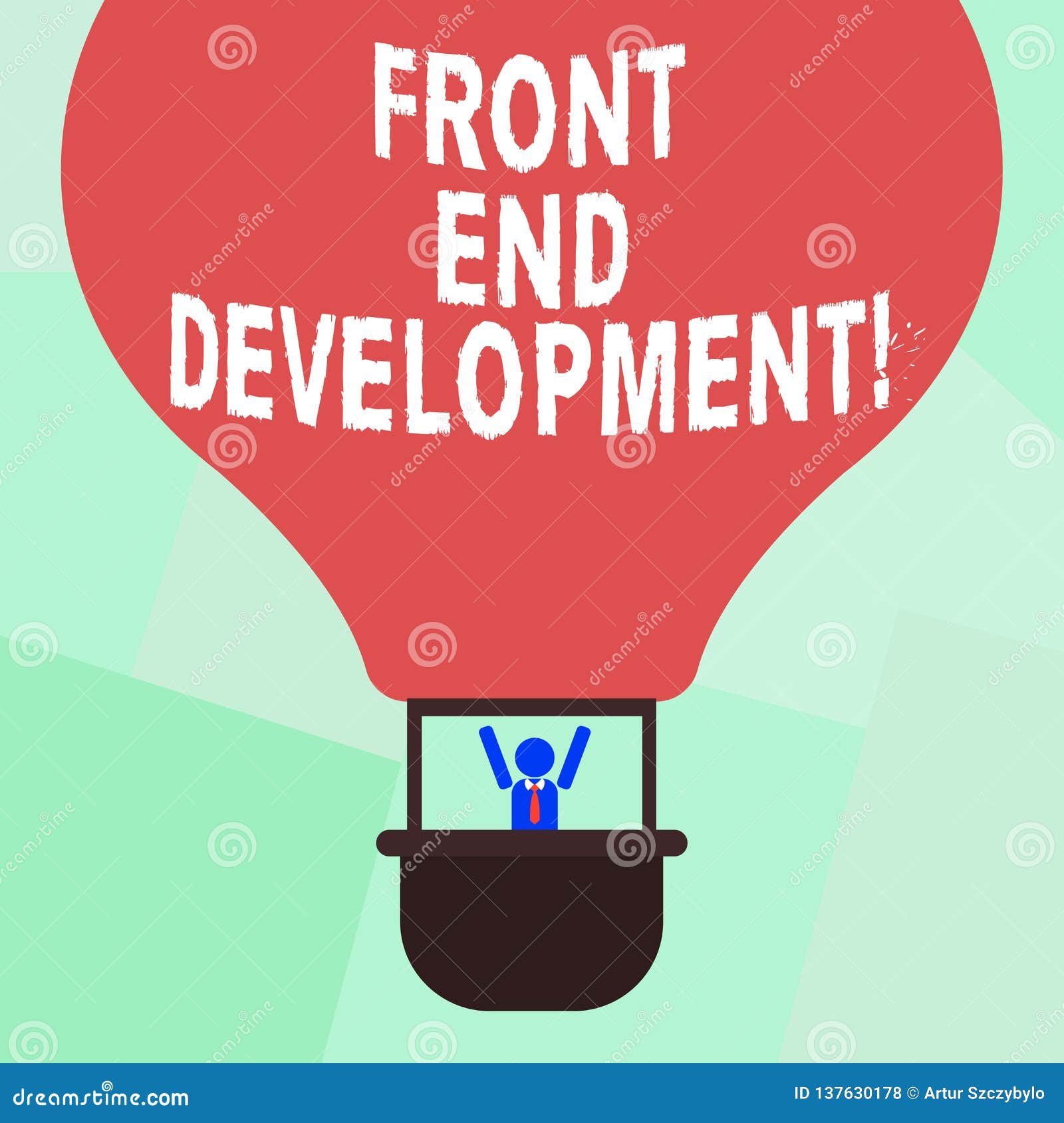 Conceptual Hand Writing Showing Front End Development. Business Photo ...