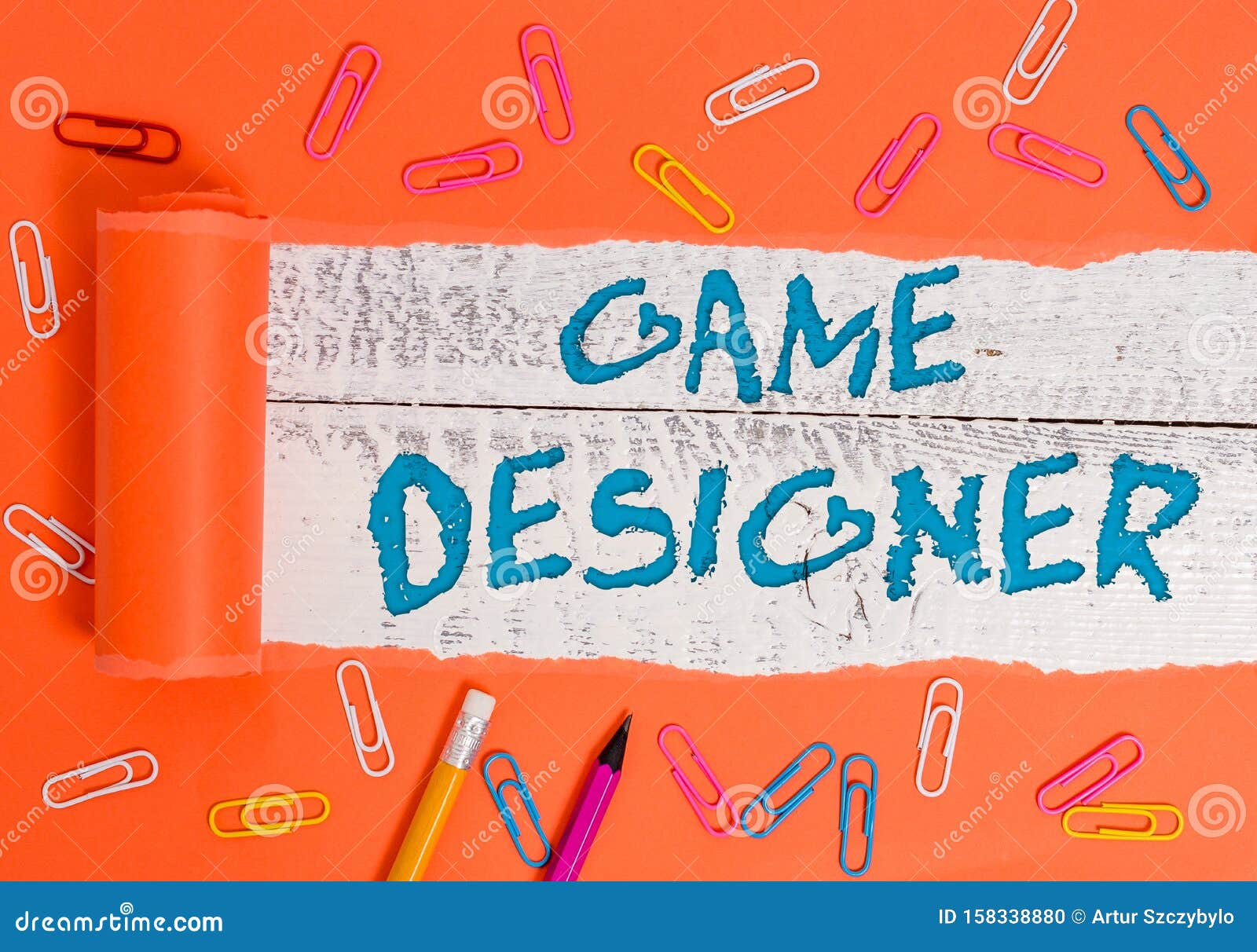 Conceptual Hand Writing Showing Game Designer. Business Photo Text ...