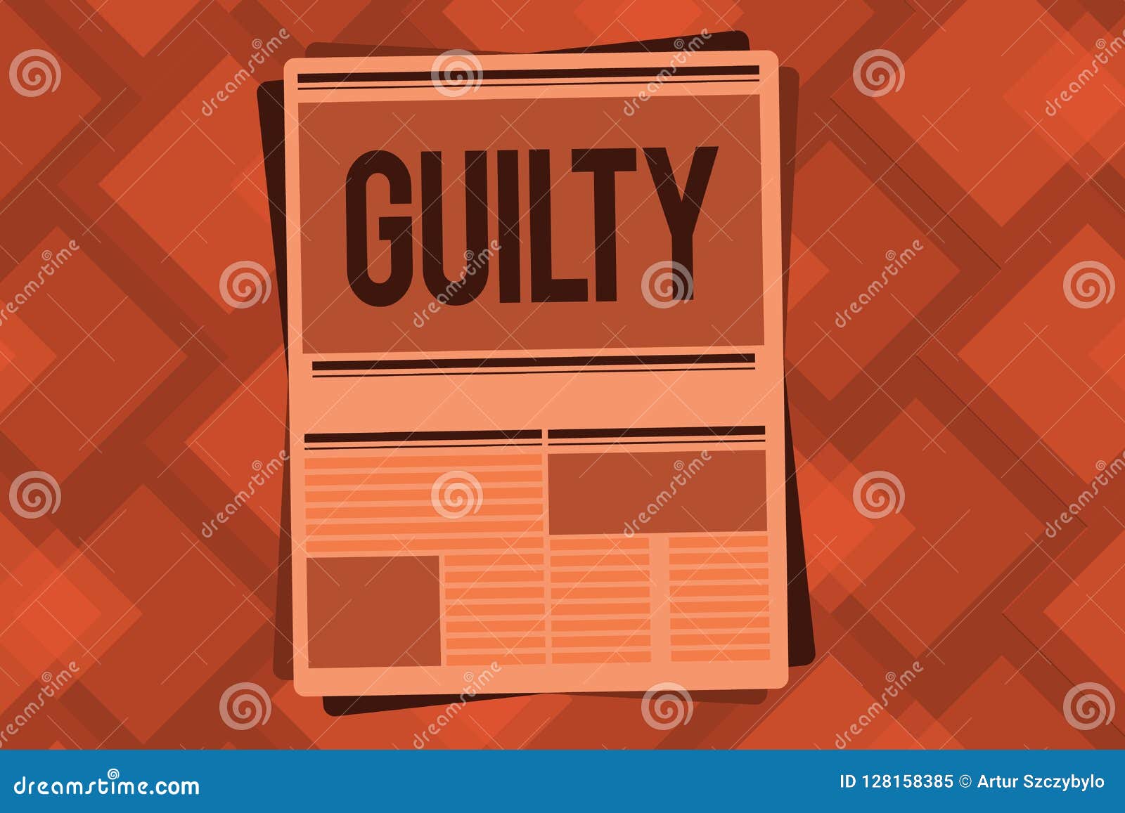 Conceptual Hand Writing Showing Guilty. Business Photo Text Culpable of ...