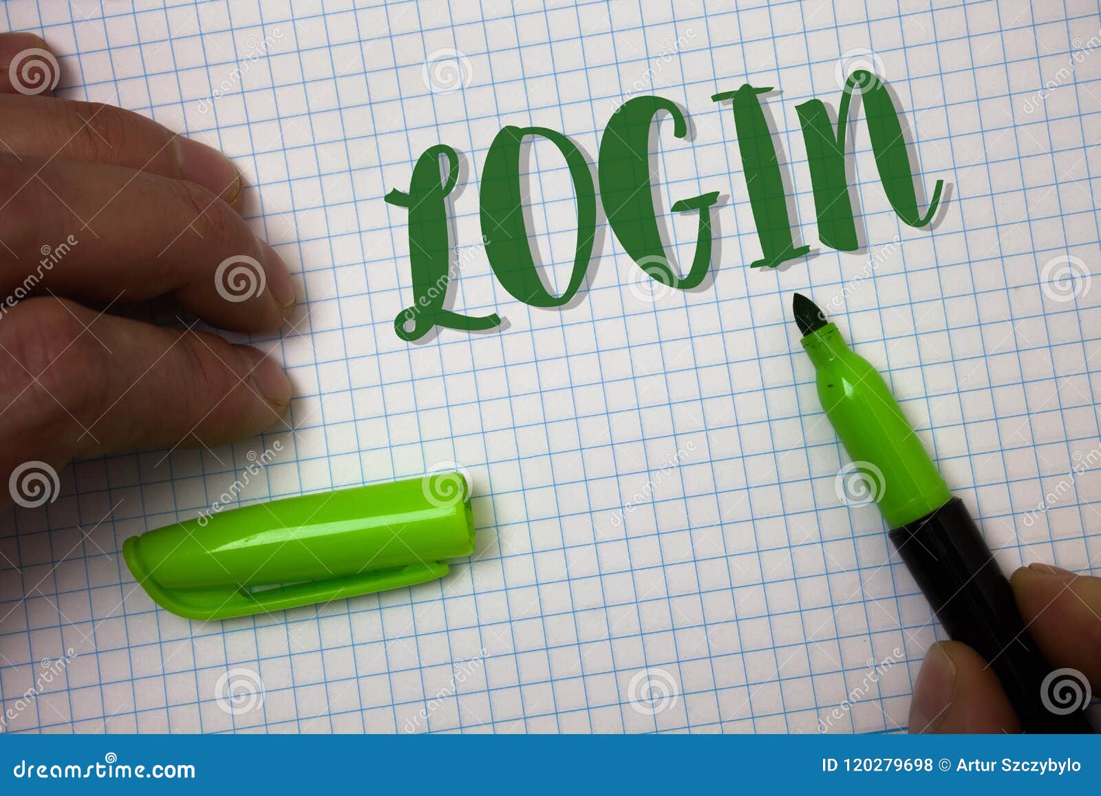 Conceptual Hand Writing Showing Login. Business Photo Text Act of ...