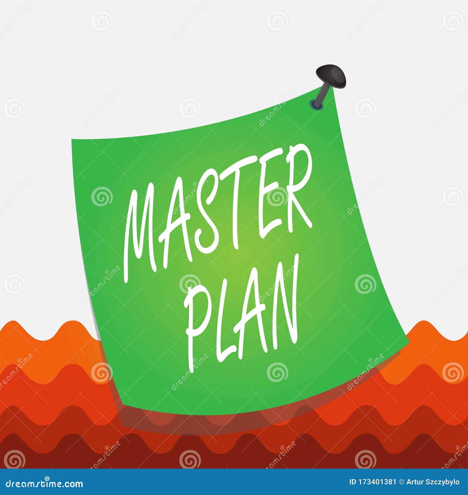 Conceptual Hand Writing Showing Master Plan. Business Photo Text ...