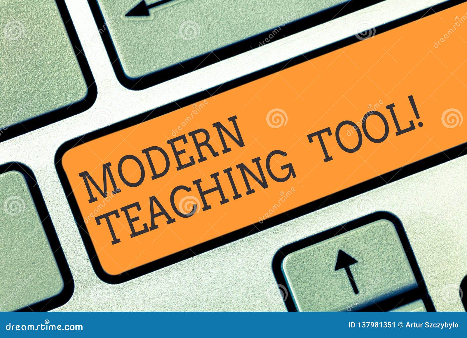 Conceptual Hand Writing Showing Modern Teaching Tool. Business Photo ...