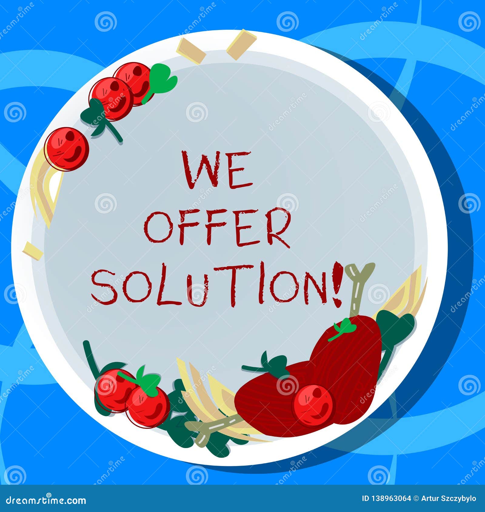 Conceptual Hand Writing Showing we Offer Solution. Business Photo ...