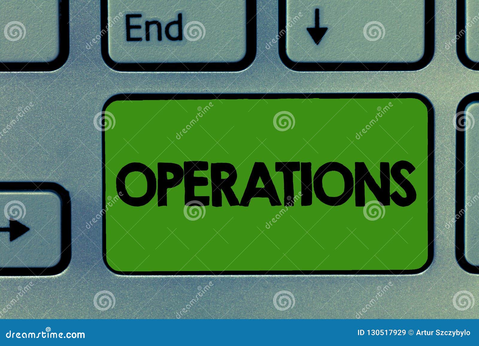 Conceptual Hand Writing Showing Operations. Business Photo Showcasing ...