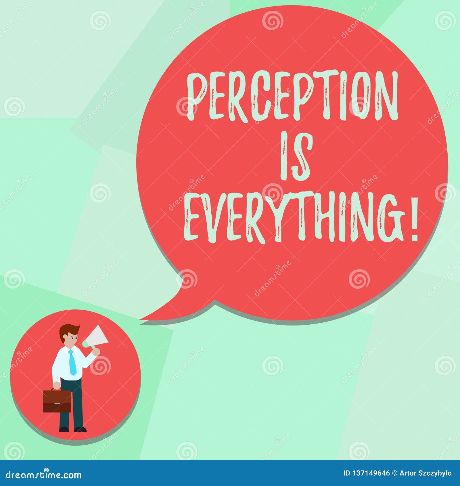 Conceptual Hand Writing Showing Perception is Everything. Business ...