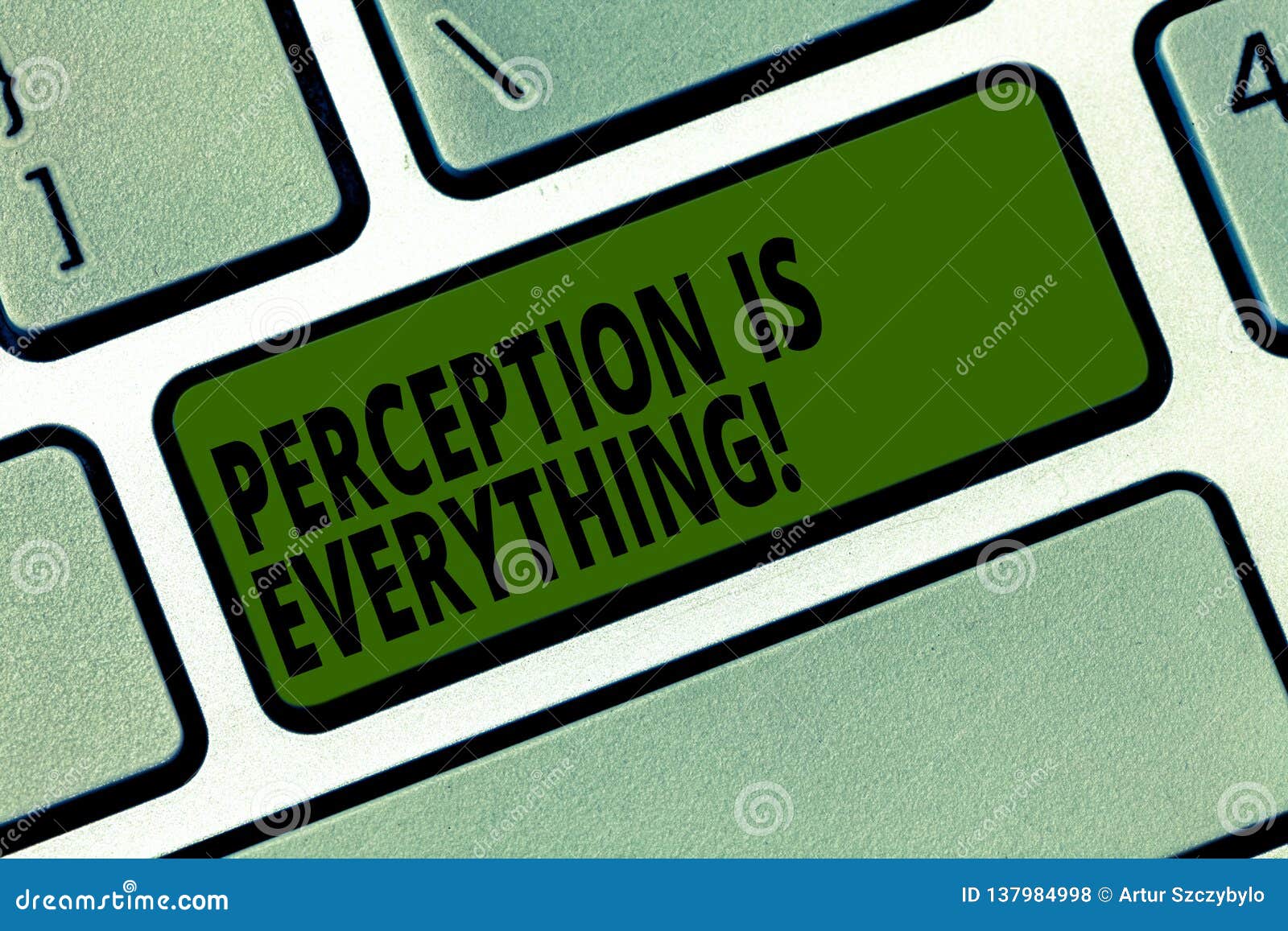 Conceptual Hand Writing Showing Perception is Everything. Business ...