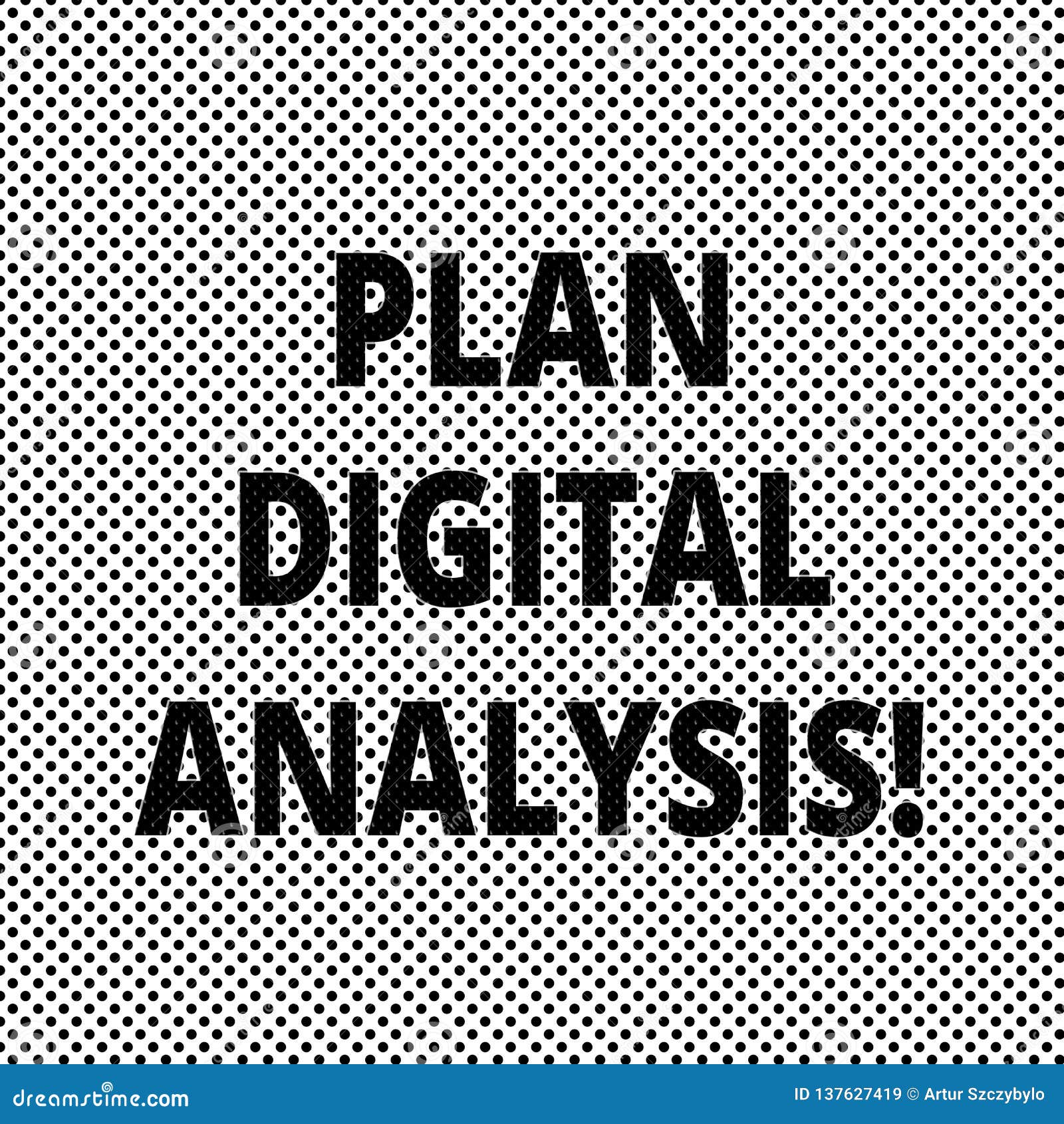 Conceptual Hand Writing Showing Plan Digital Analysis. Business Photo ...