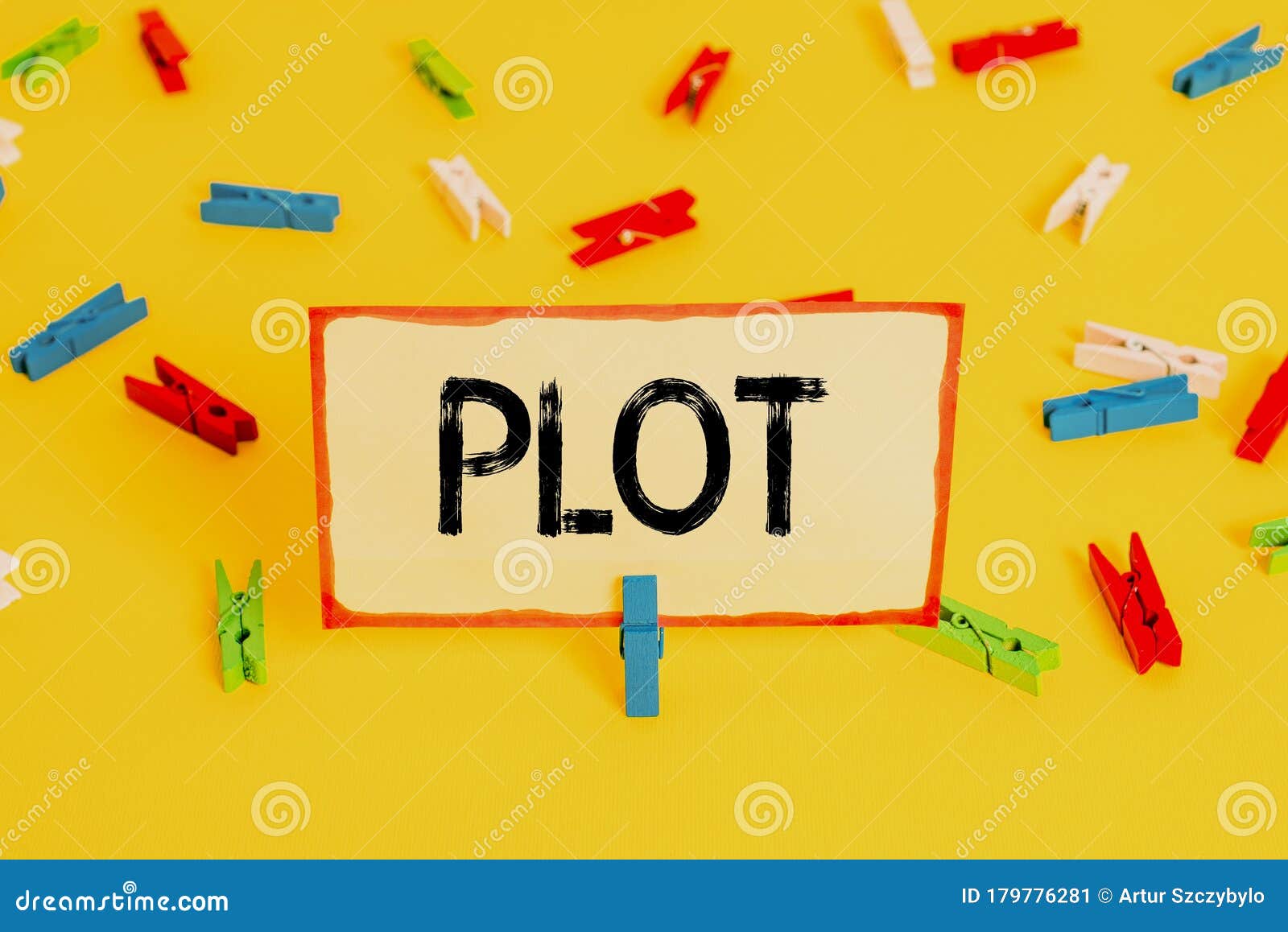 Conceptual Hand Writing Showing Plot. Business Photo Text Sequence of ...