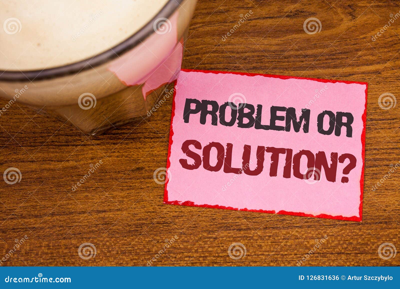 Conceptual Hand Writing Showing Problem or Solution Question. Business ...