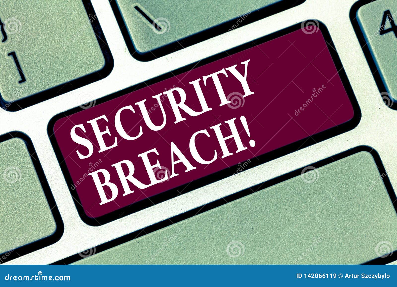 Conceptual Hand Writing Showing Security Breach. Business Photo Text ...