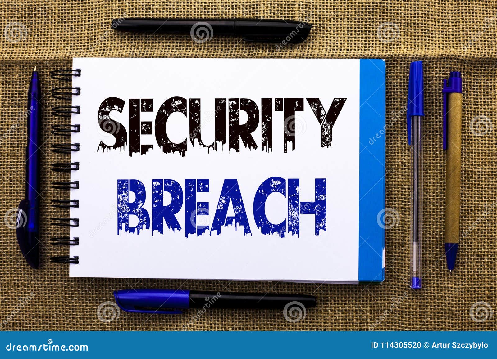 Conceptual Hand Writing Showing Security Breach. Business Photo Text ...