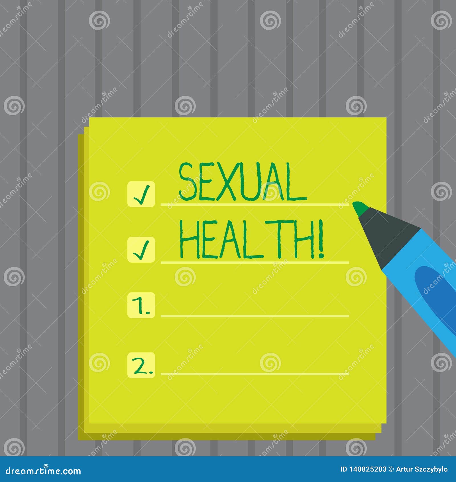 Conceptual Hand Writing Showing Sexual Health Business Photo