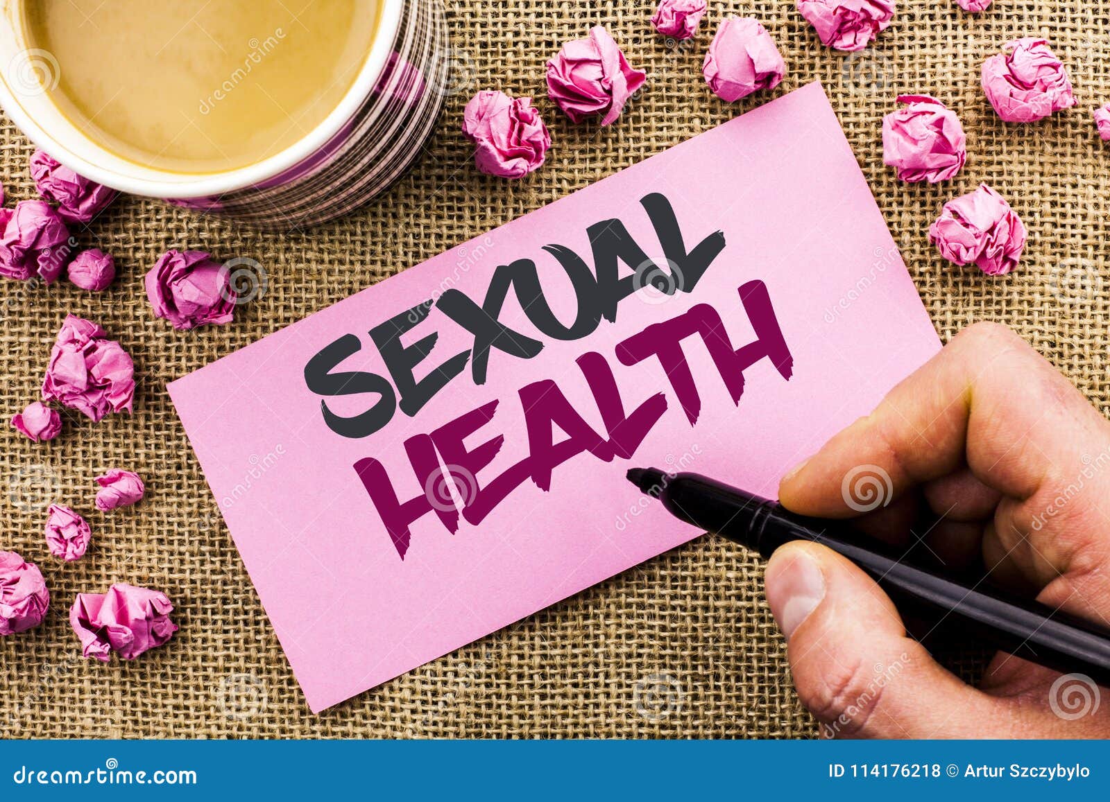 Conceptual Hand Writing Showing Sexual Health Business Photo Text Std