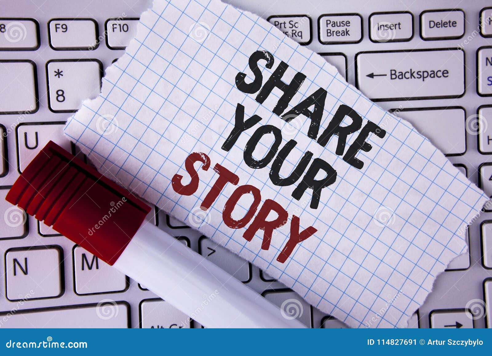 Conceptual Hand Writing Showing Share Your Story. Business Photo Text ... Conceptual Hand Writing Showing Share Your Story. Business Photo Text ...