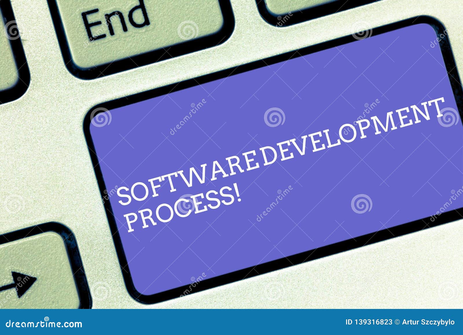 Conceptual Hand Writing Showing Software Development Process. Business ...