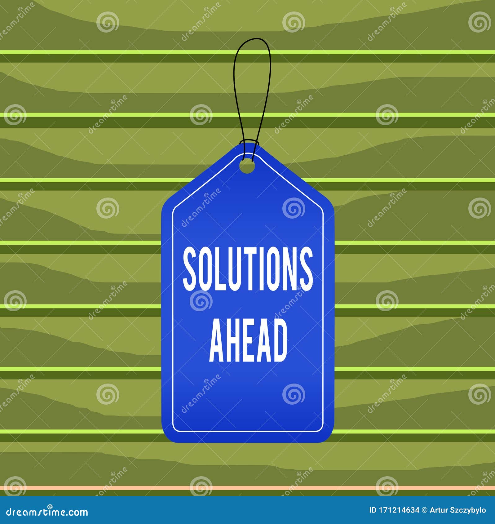 Conceptual Hand Writing Showing Solutions Ahead. Business Photo Text in ...