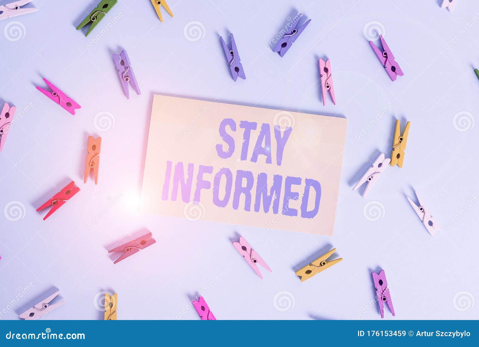 Conceptual Hand Writing Showing Stay Informed. Business Photo Text ...