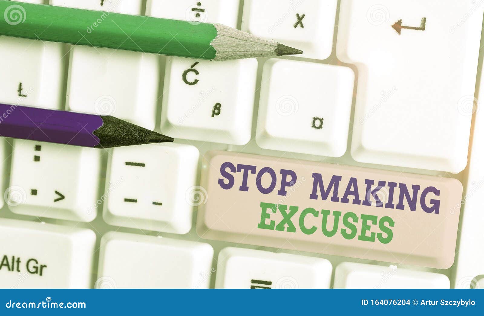 Conceptual Hand Writing Showing Stop Making Excuses. Business Photo ... Conceptual Hand Writing Showing Stop Making Excuses. Business Photo ...