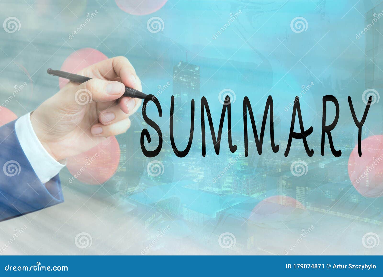 Conceptual Hand Writing Showing Summary. Business Photo Text a Brief ...