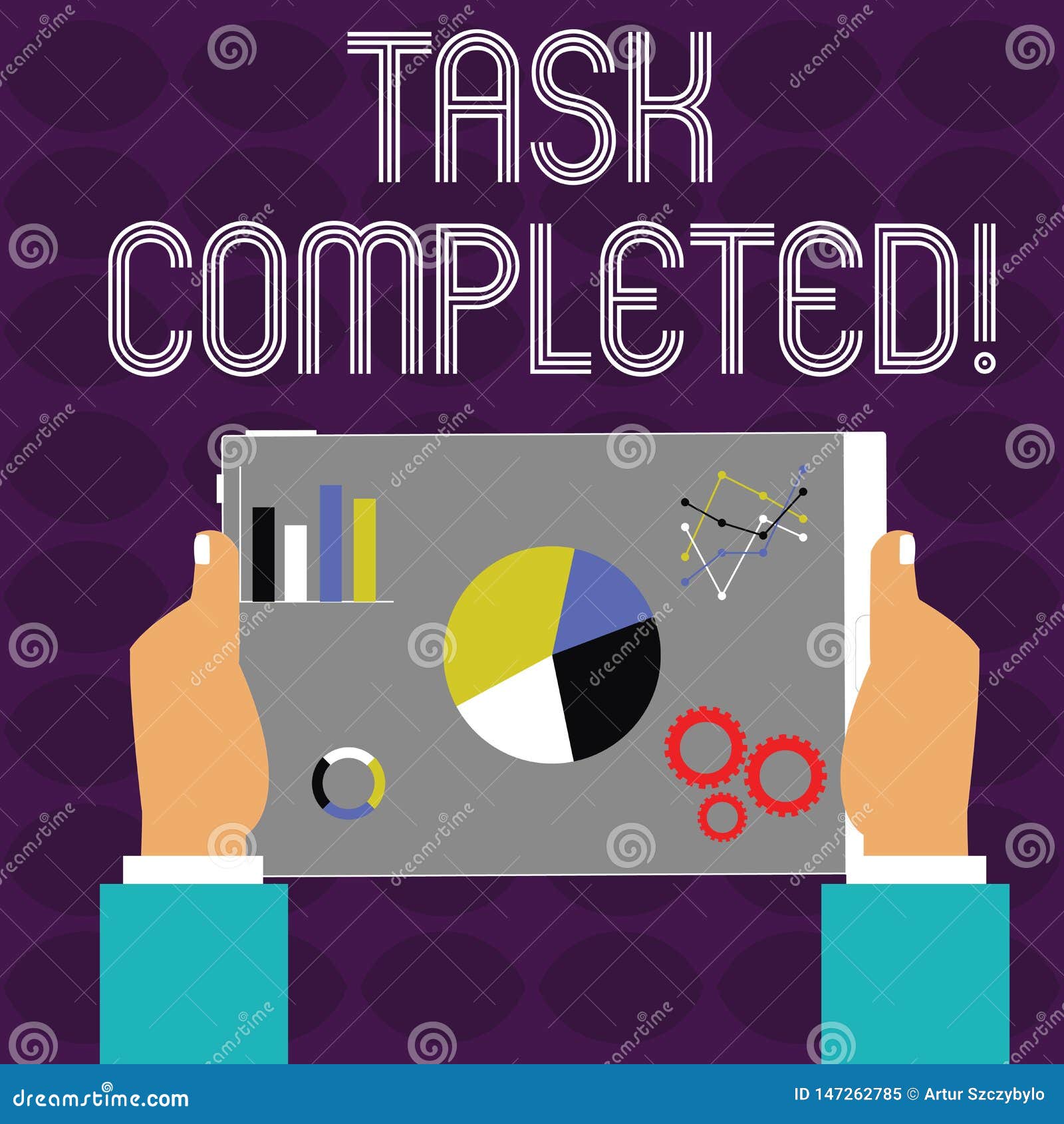 Conceptual Hand Writing Showing Task Completed. Business Photo Text ... Conceptual Hand Writing Showing Task Completed. Business Photo Text ...