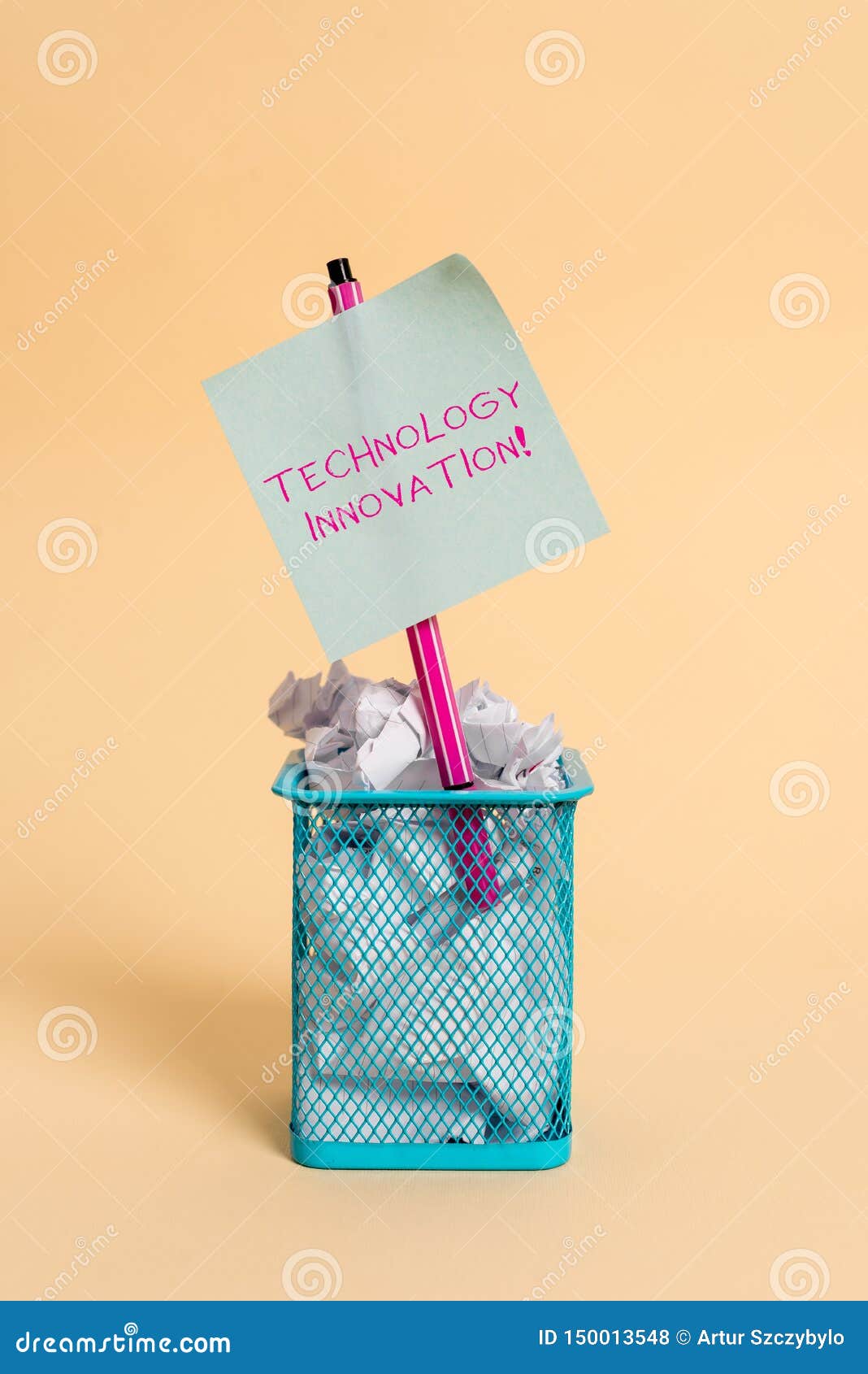 Conceptual Hand Writing Showing Technology Innovation. Business Photo ...