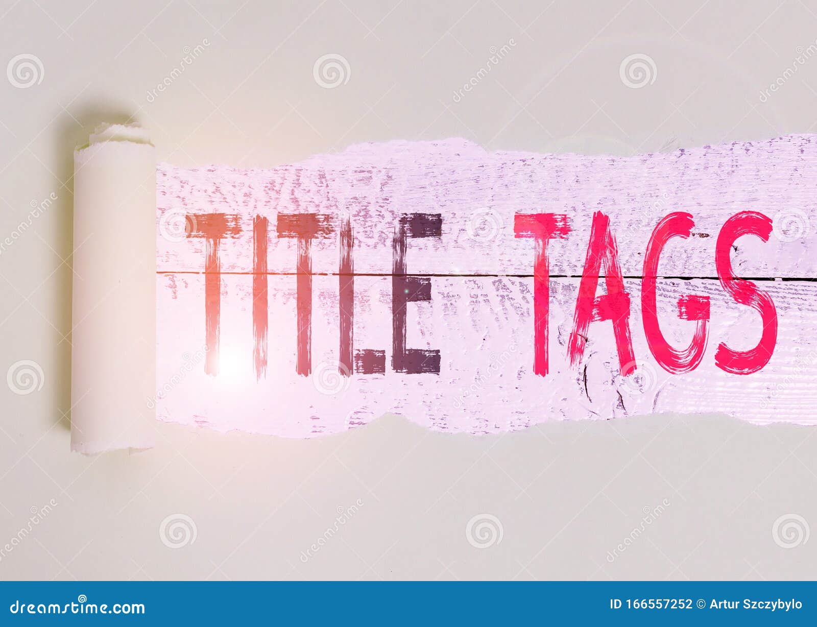 Conceptual Hand Writing Showing Title Tags. Business Photo Showcasing ...