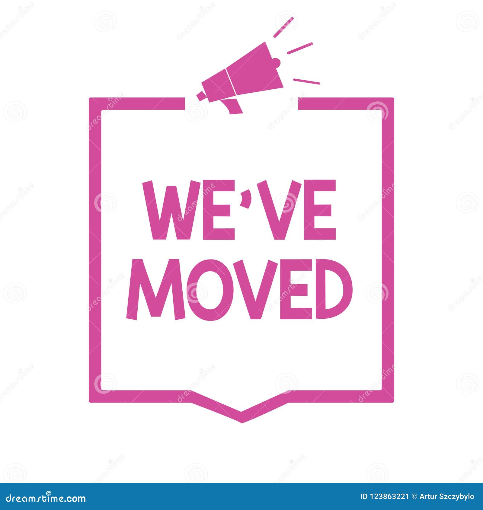 Conceptual Hand Writing Showing Weve Have Moved. Business Photo ... Conceptual Hand Writing Showing Weve Have Moved. Business Photo ...