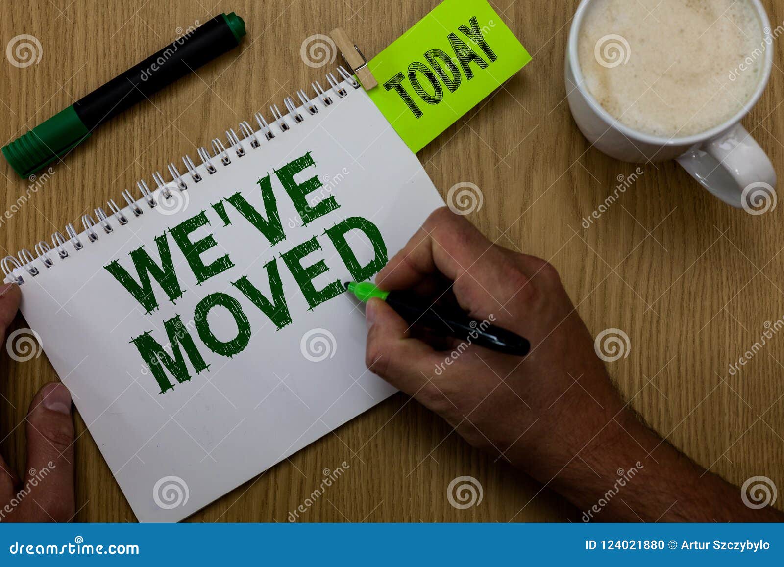 Conceptual Hand Writing Showing Weve Have Moved. Business Photo ... Conceptual Hand Writing Showing Weve Have Moved. Business Photo ...