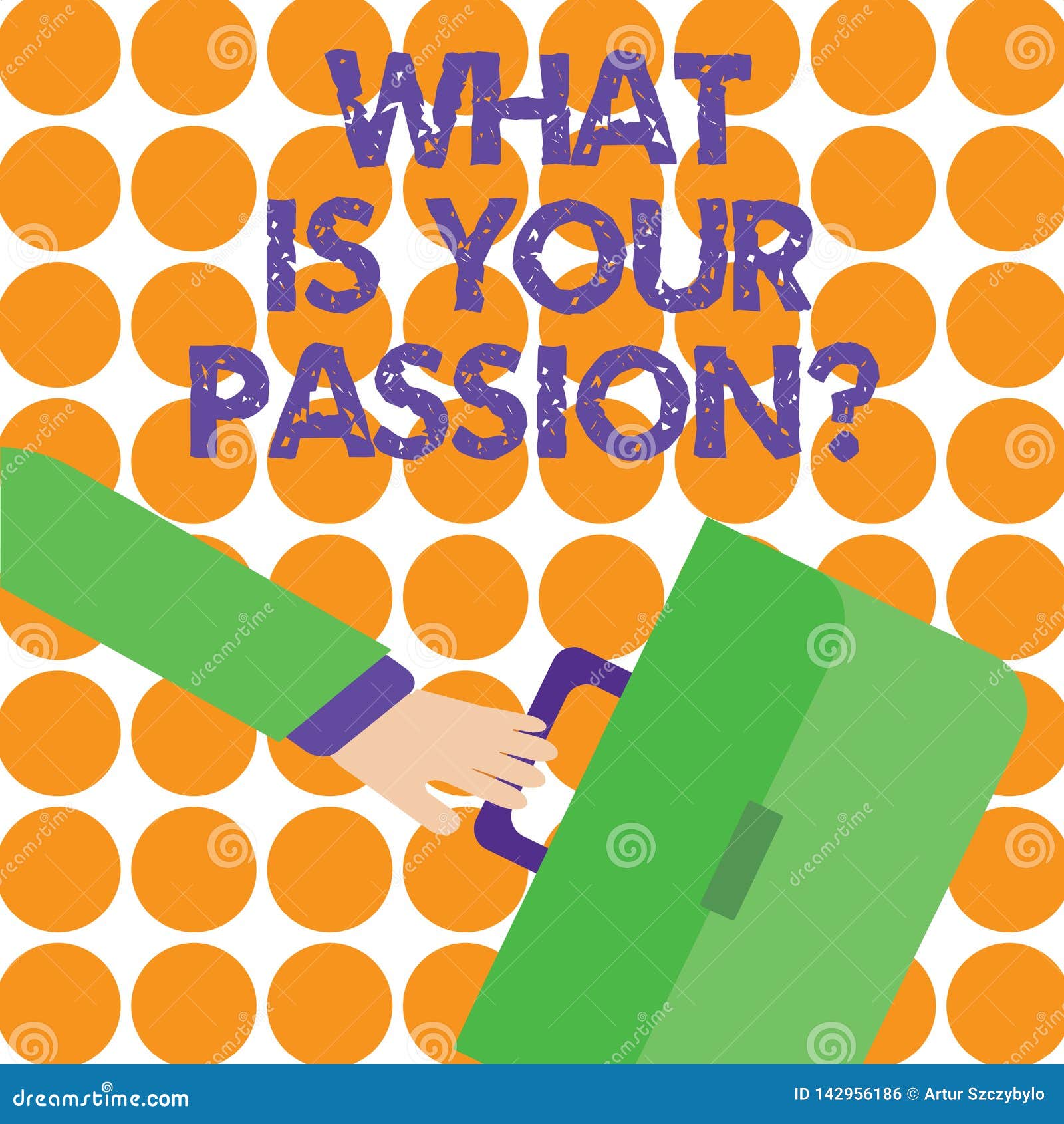 Conceptual Hand Writing Showing What Is Your Passion Question Business