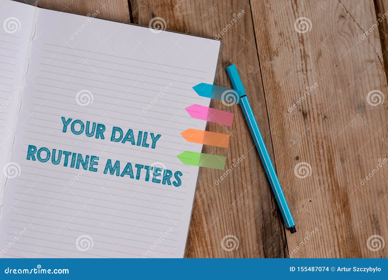 Conceptual Hand Writing Showing Your daily Routine Matters. Business ...