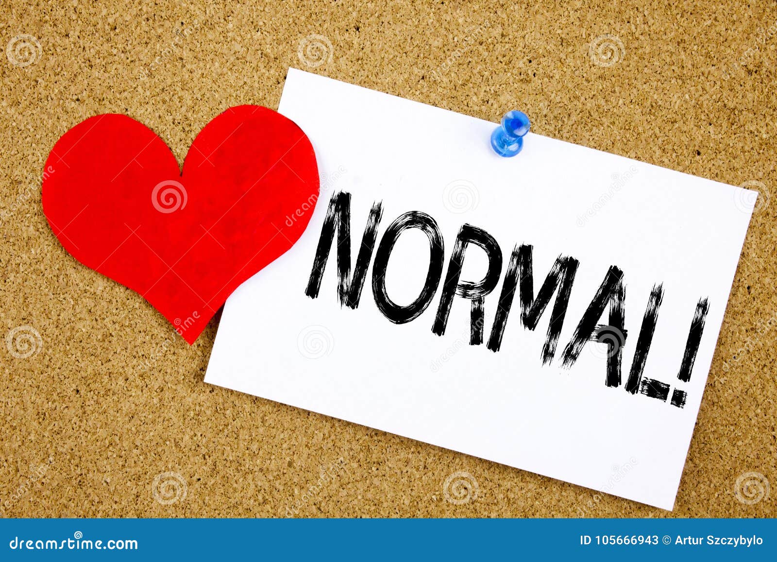 Conceptual Hand Writing Text Caption Inspiration Showing Normal Concept ...