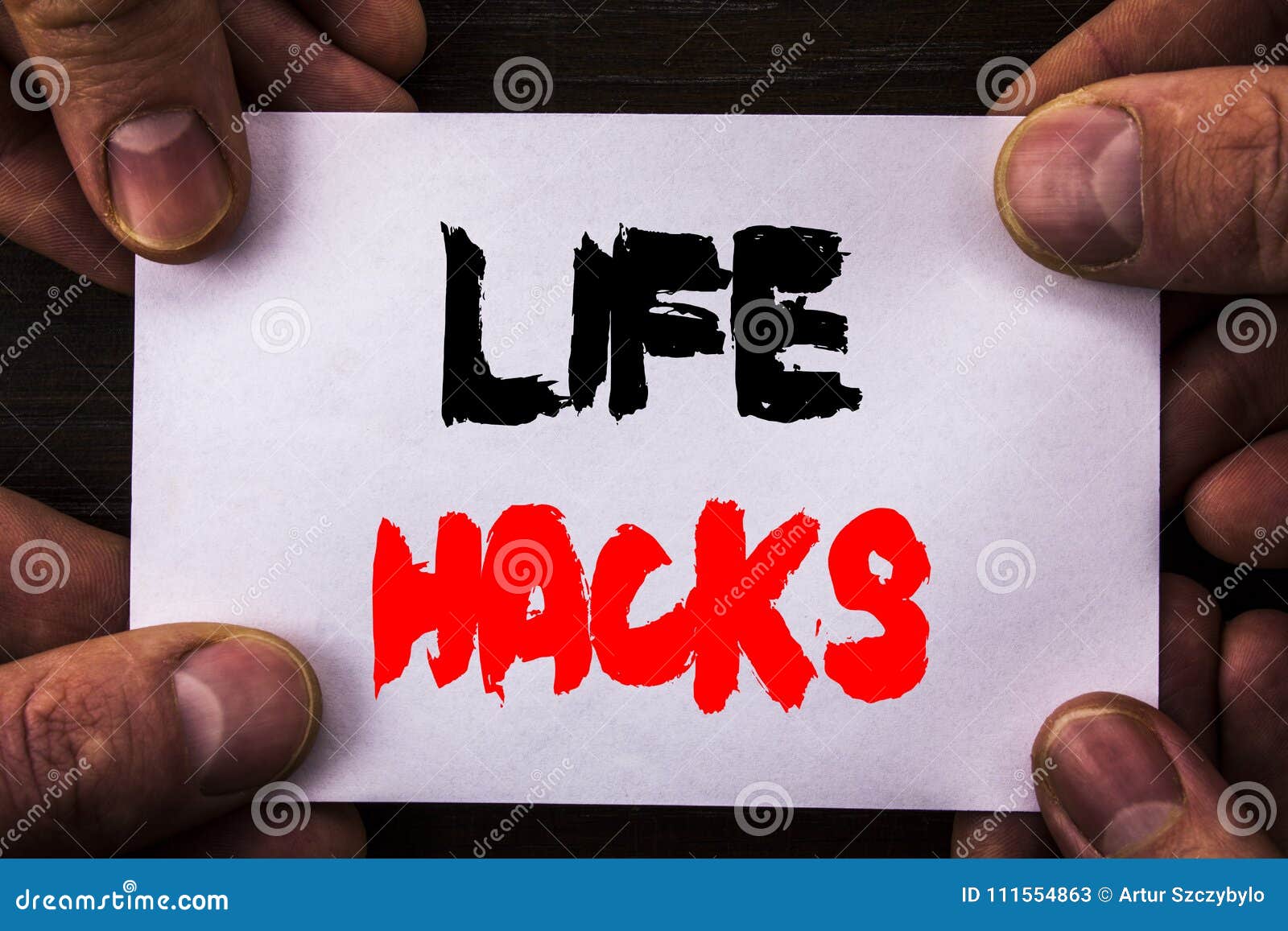 Conceptual Hand Writing Text Showing Life Hacks. Concept Meaning ...