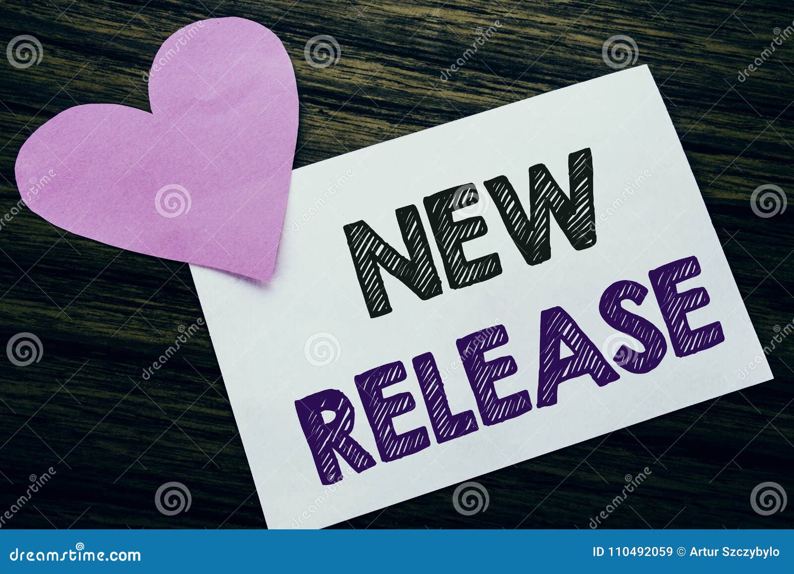 Conceptual Hand Writing Text Showing New Release . Concept for ...