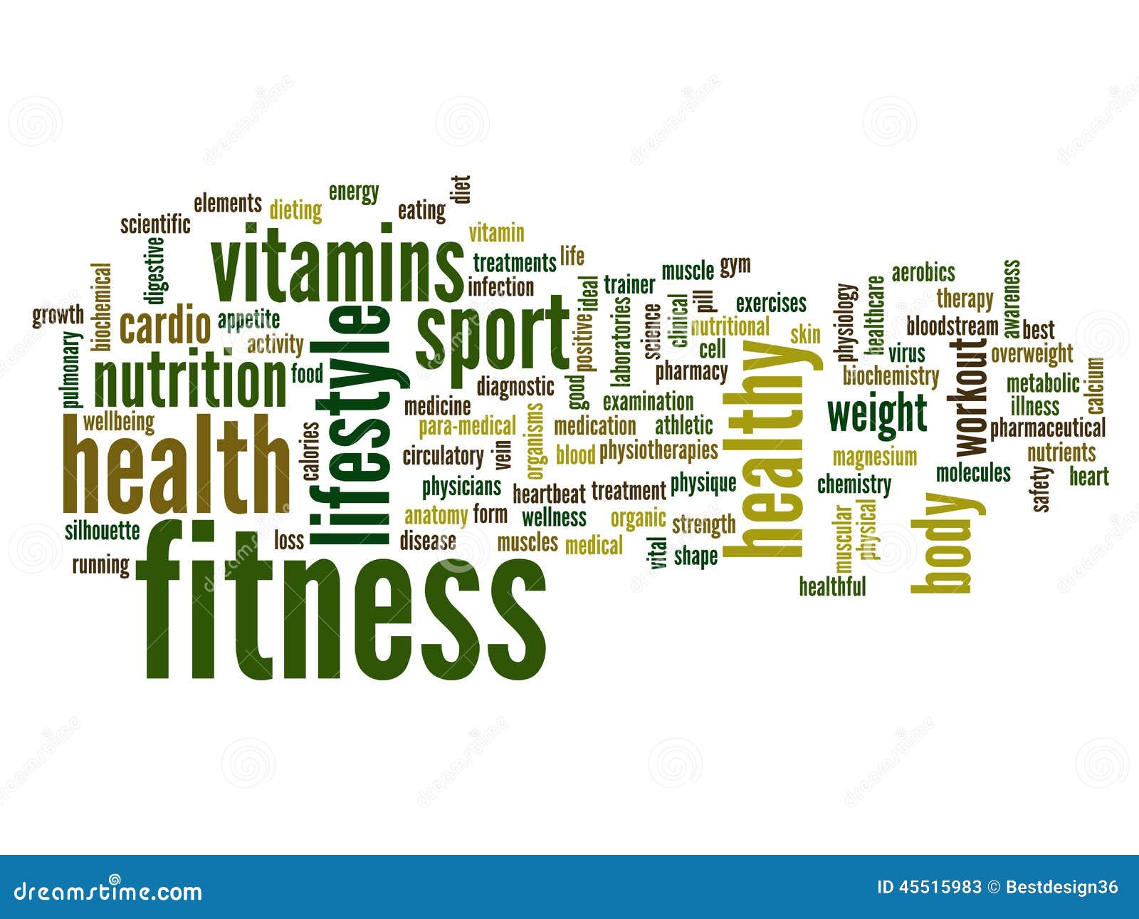 Conceptual Health Word Cloud Stock Vector - Illustration of graphic ...