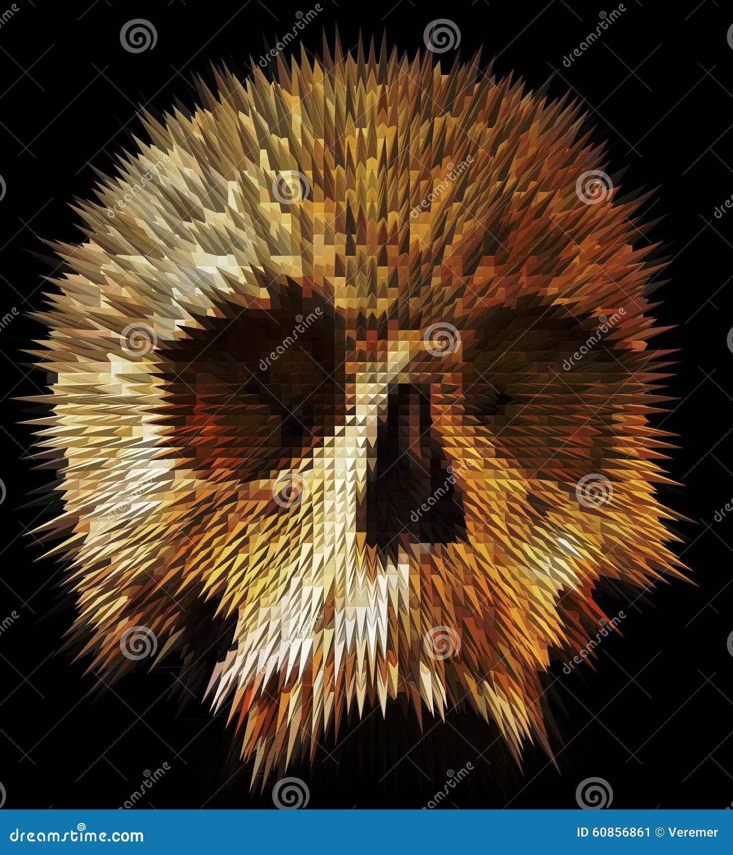 Conceptual human skull stock illustration. Illustration of creation ...