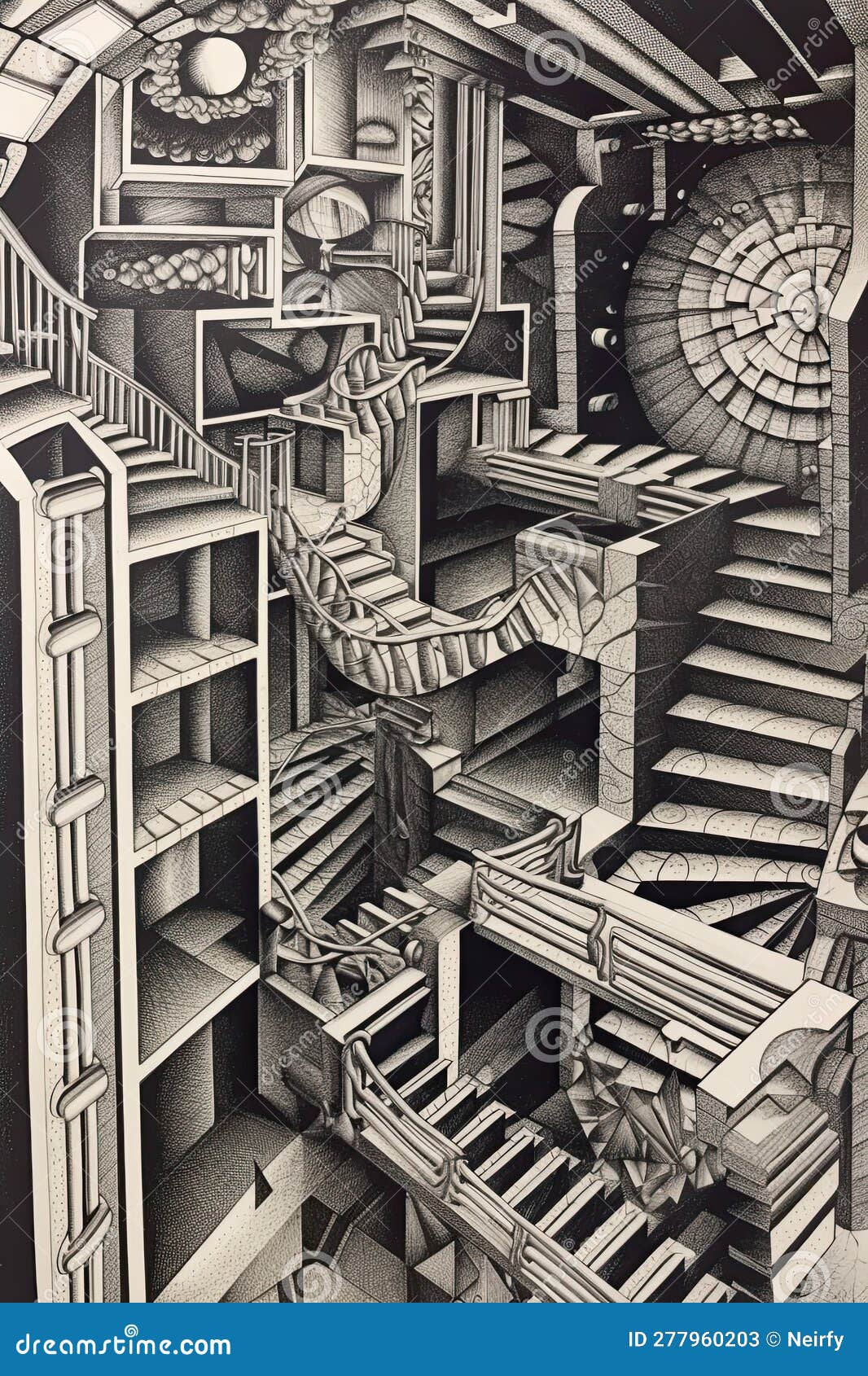 Conceptual Illustration of Space Stock Illustration - Illustration of ...