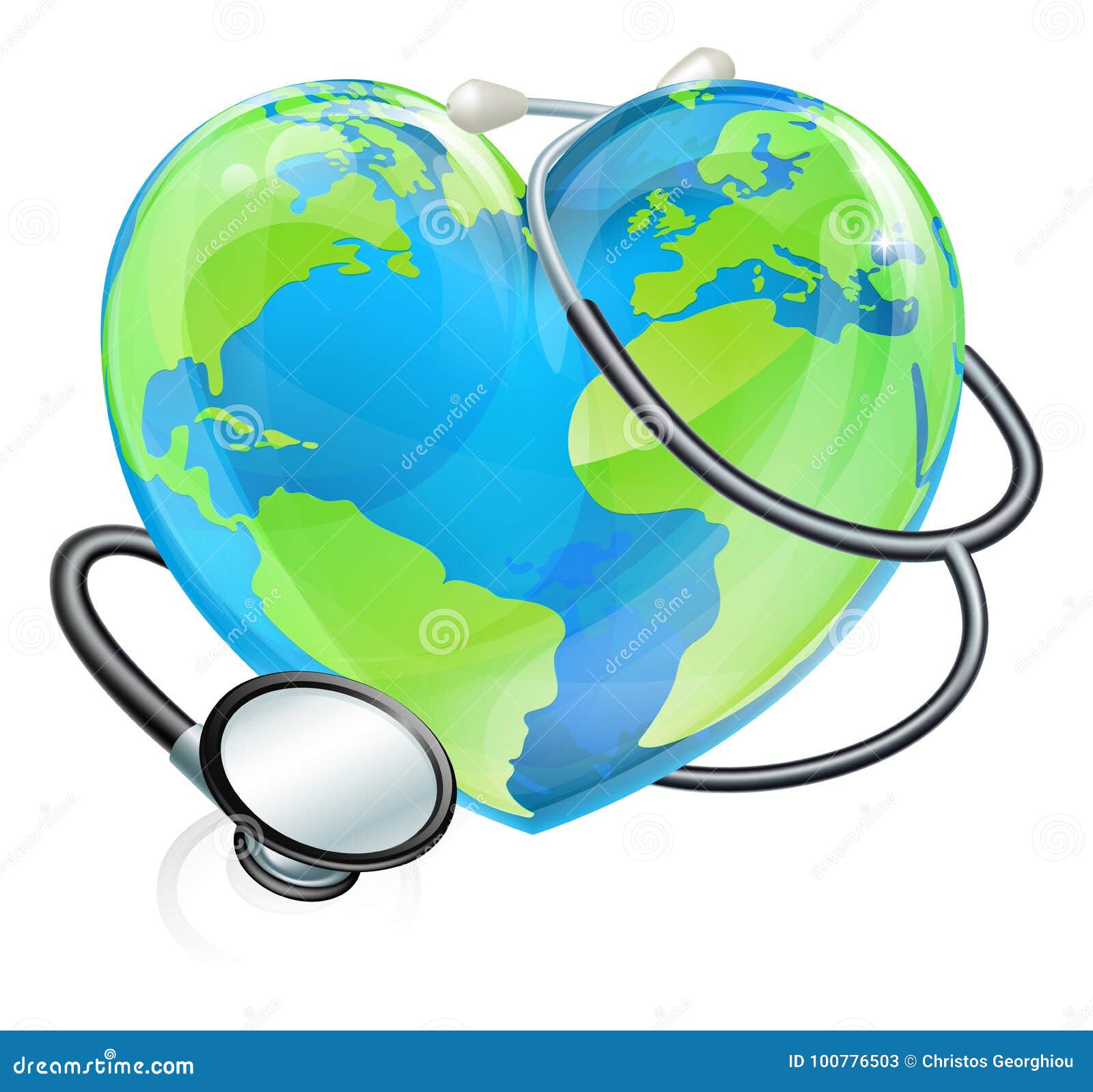 Stethoscope Heart Earth World Globe Health Concept Stock Vector ... Stethoscope Heart Earth World Globe Health Concept Stock Vector ...