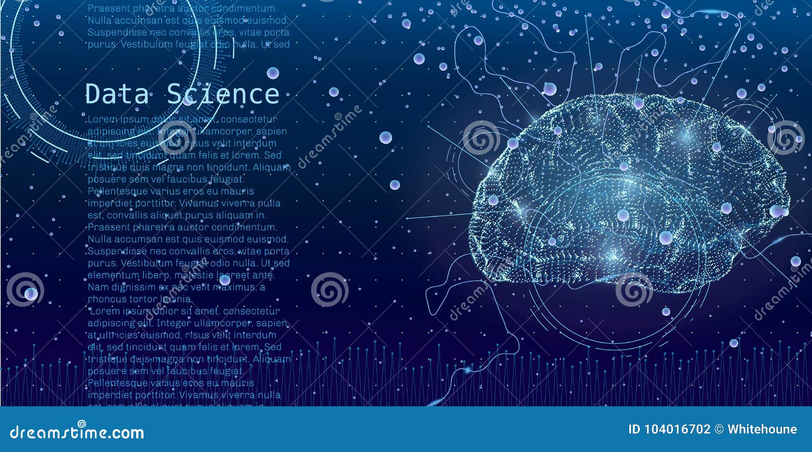 Data science concept stock vector. Illustration of datascience - 104016702