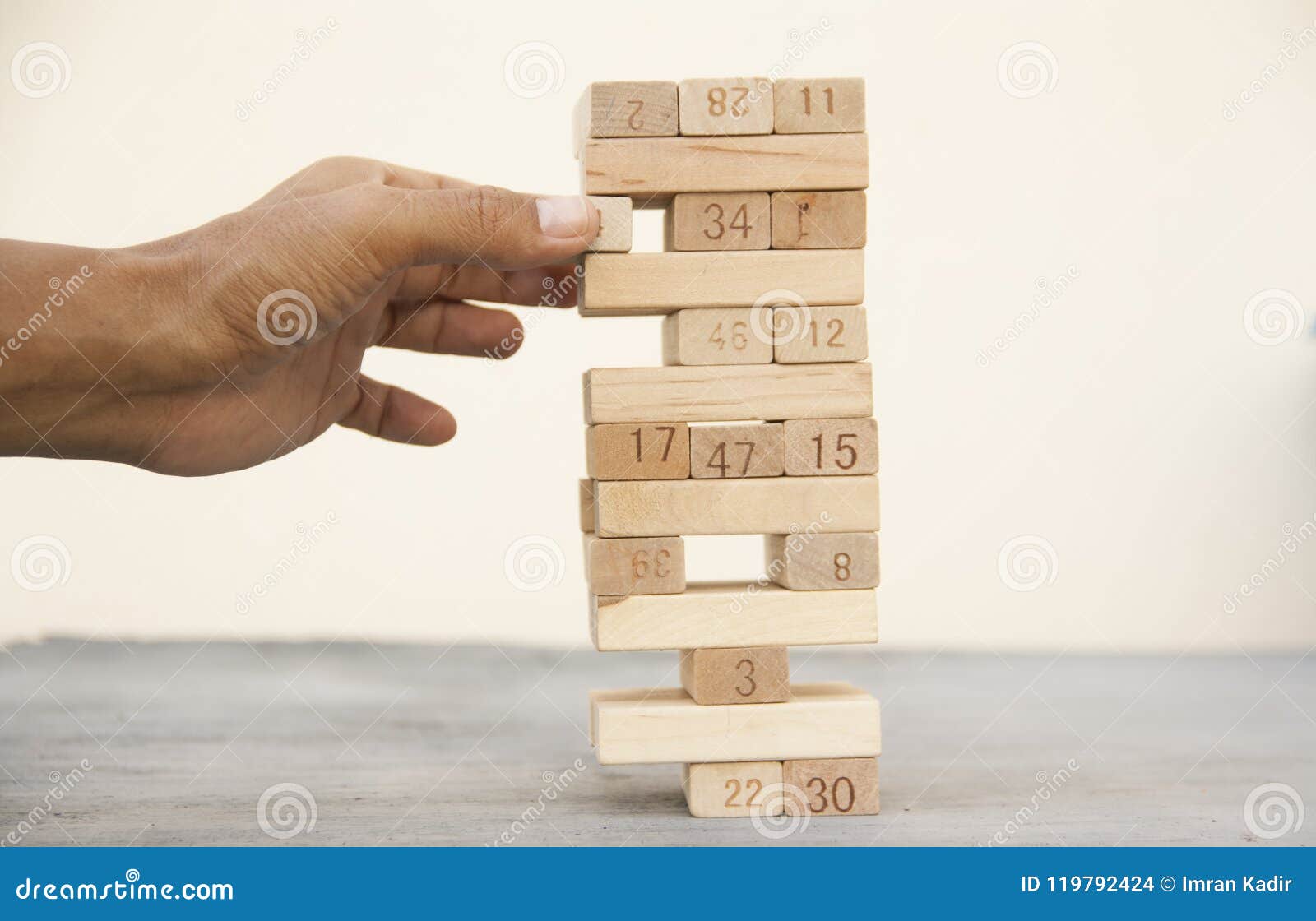 Arrange the wooden block stock photo. Image of career - 119792424