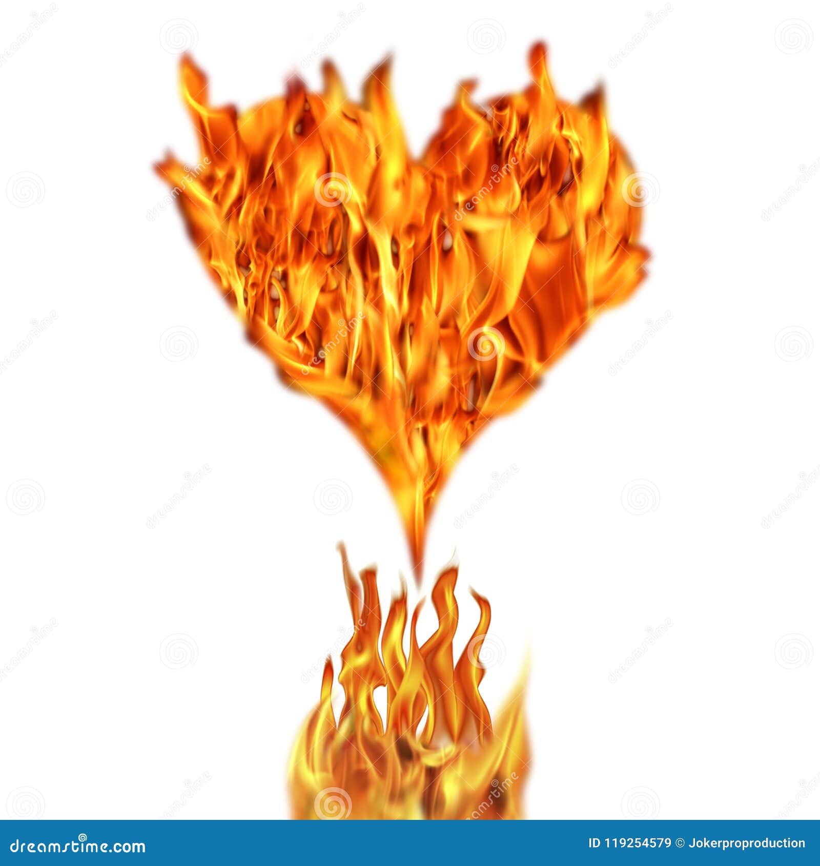Heart Shape and Fire Flames Stock Image - Image of closeup, attraction ...