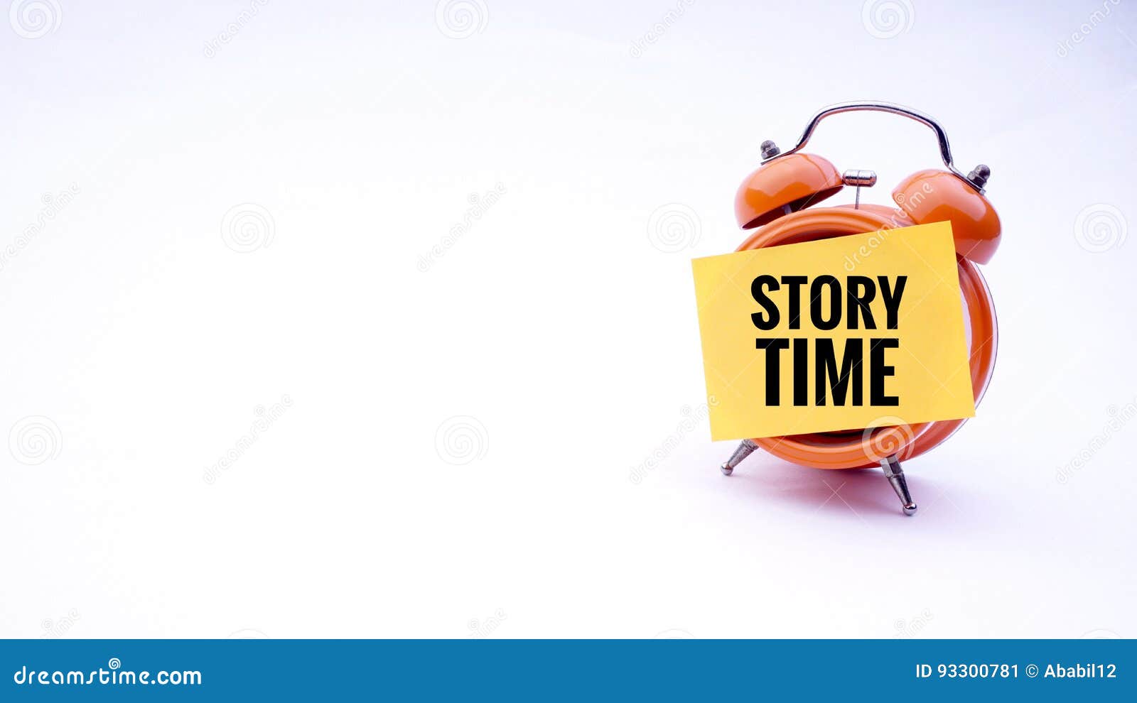 Conceptual Image of Business Concept with Words Story Time on a Clock ...