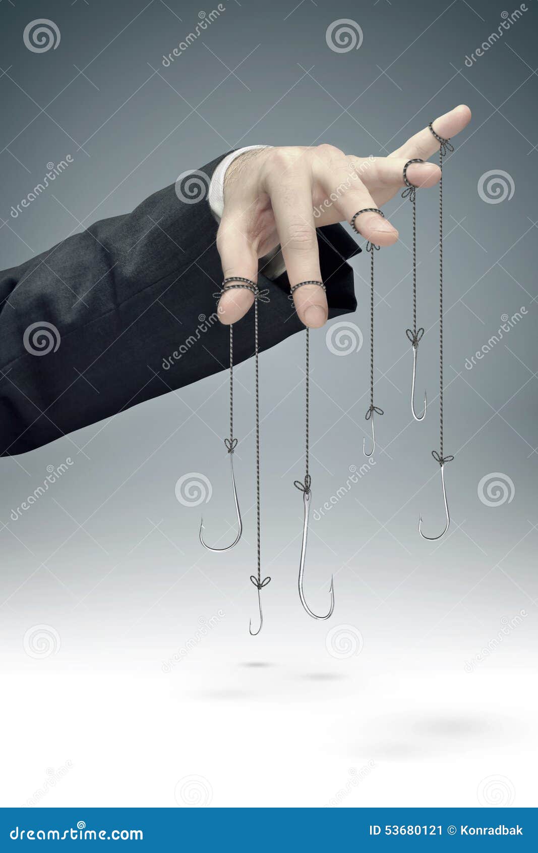 Conceptual Image of the Corporate Manipulation Stock Image - Image of ...