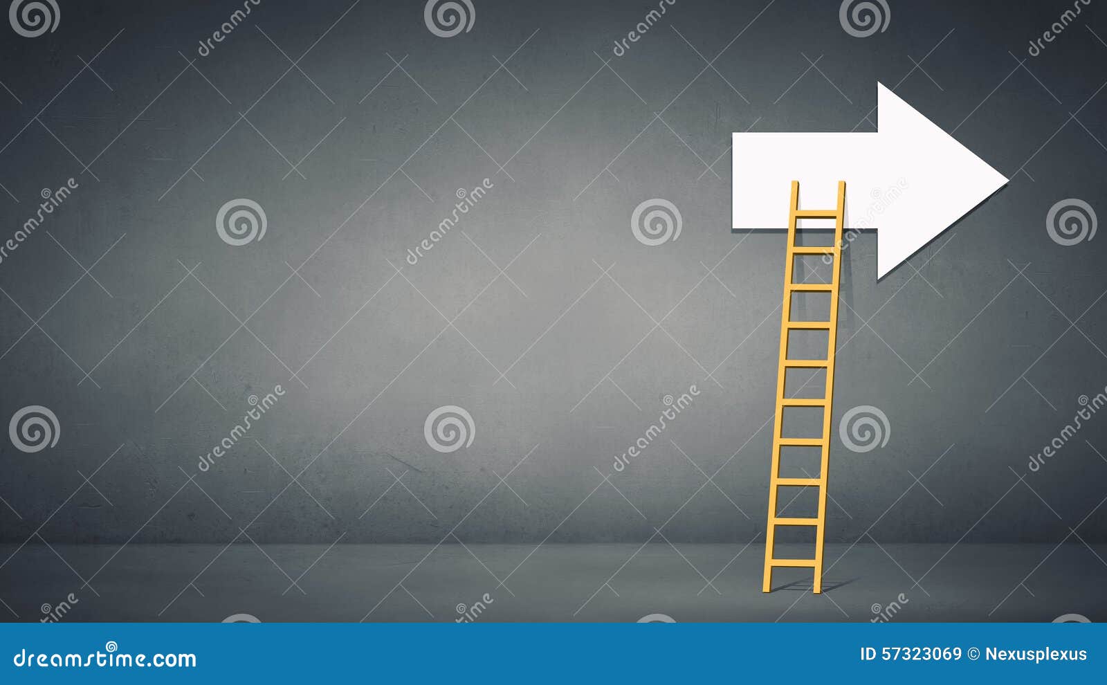 Conceptual Image with Ladder Stock Image - Image of success, aiming ...