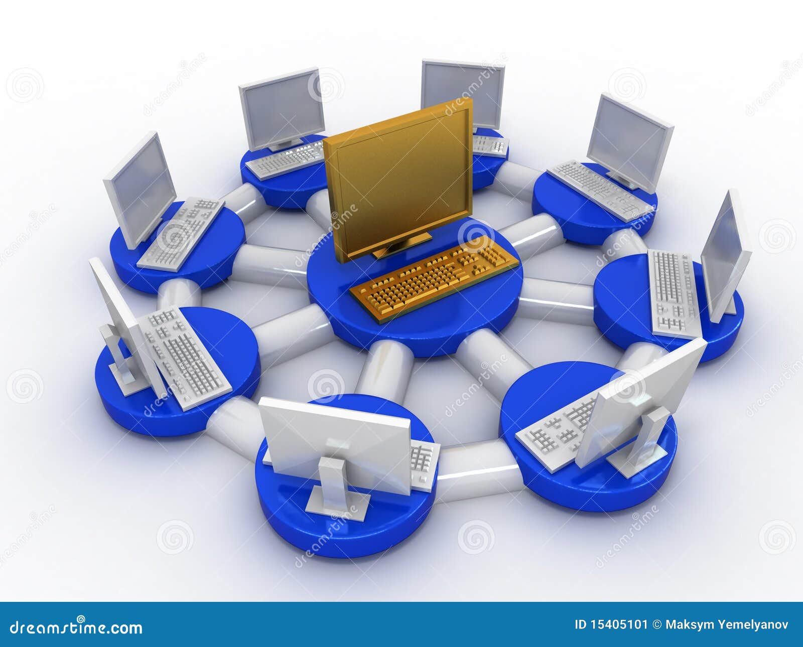 Conceptual Image of Local Net Stock Illustration - Illustration of ...