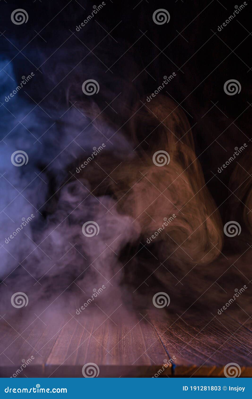 Conceptual Image of Multi-colored Smoke Stock Image - Image of blue ...