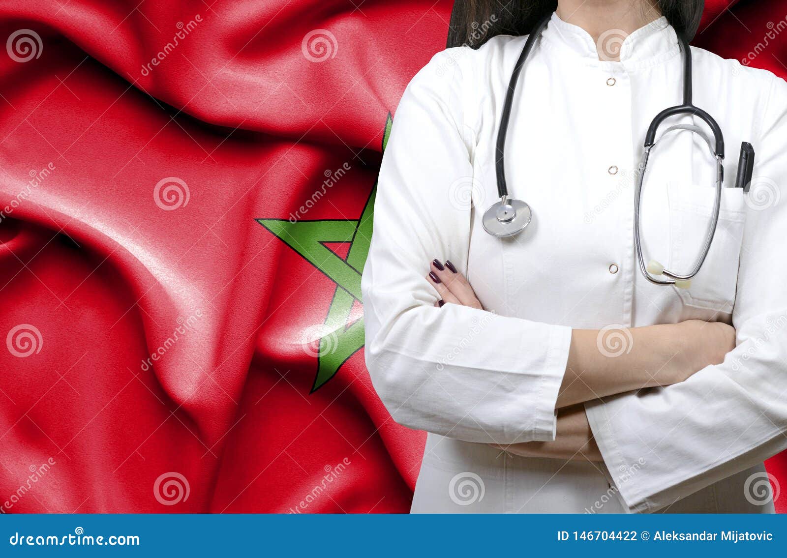 Conceptual Image of National Healthcare System in Morocco Stock Photo ...