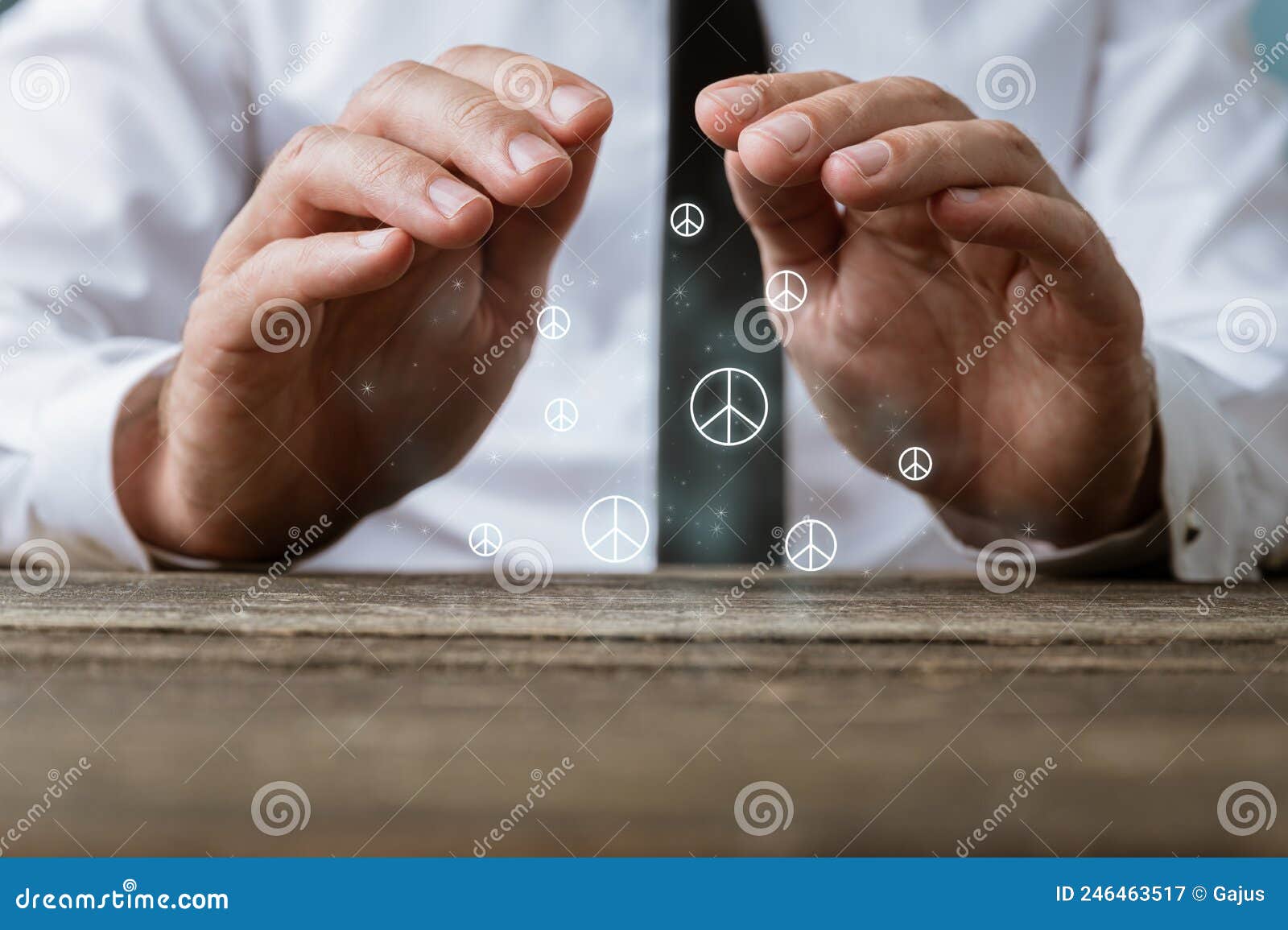 Conceptual Image of Peace and Freedom Stock Image - Image of glowing ...