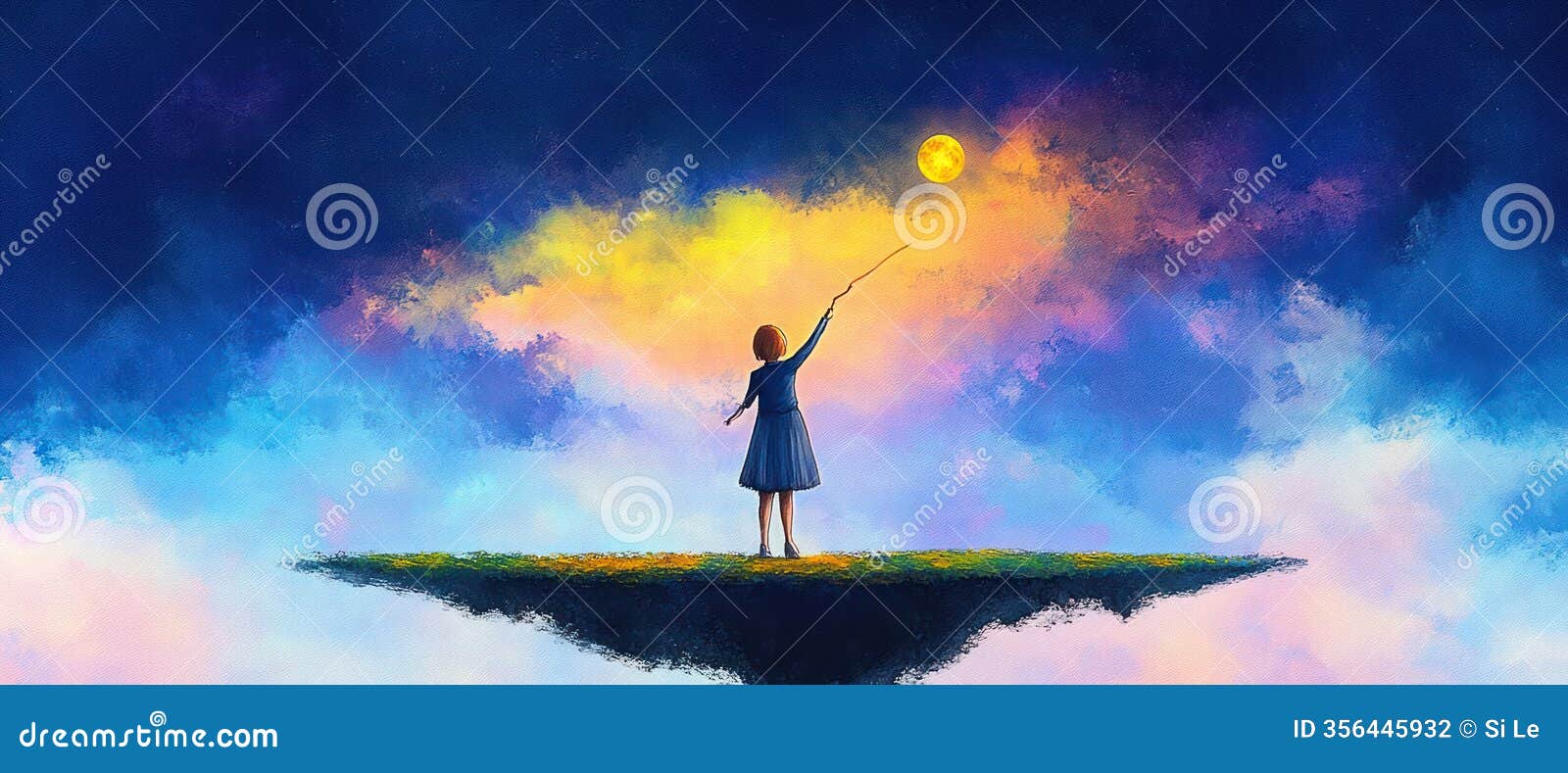 Realizing Ambitions: A Conceptual Image Of Achieving Dreams Stock ...