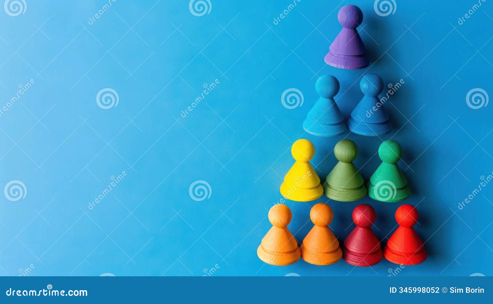 Conceptual Image of a Pyramid Diagram Representing Different Levels ...