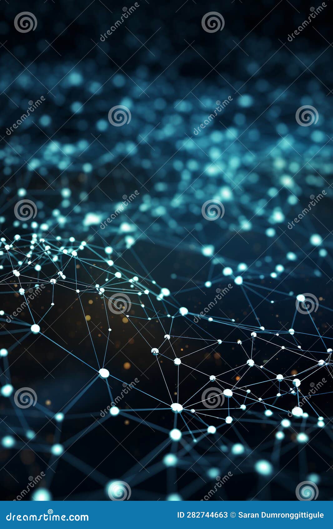 Network of Interconnected Digital Nodes - a Conceptual Image ...